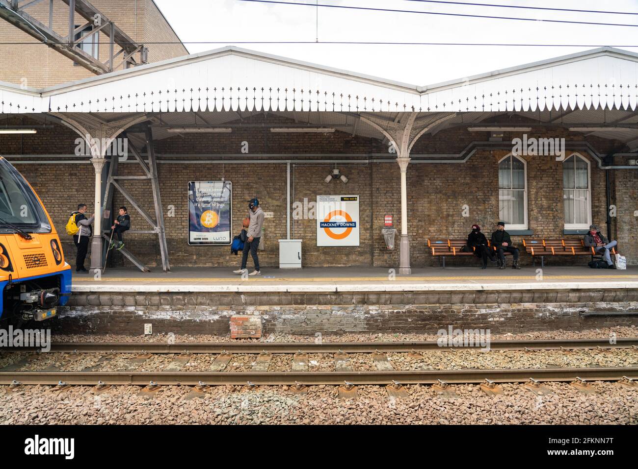 Hackney Down Overground railway station Stock Photo - Alamy