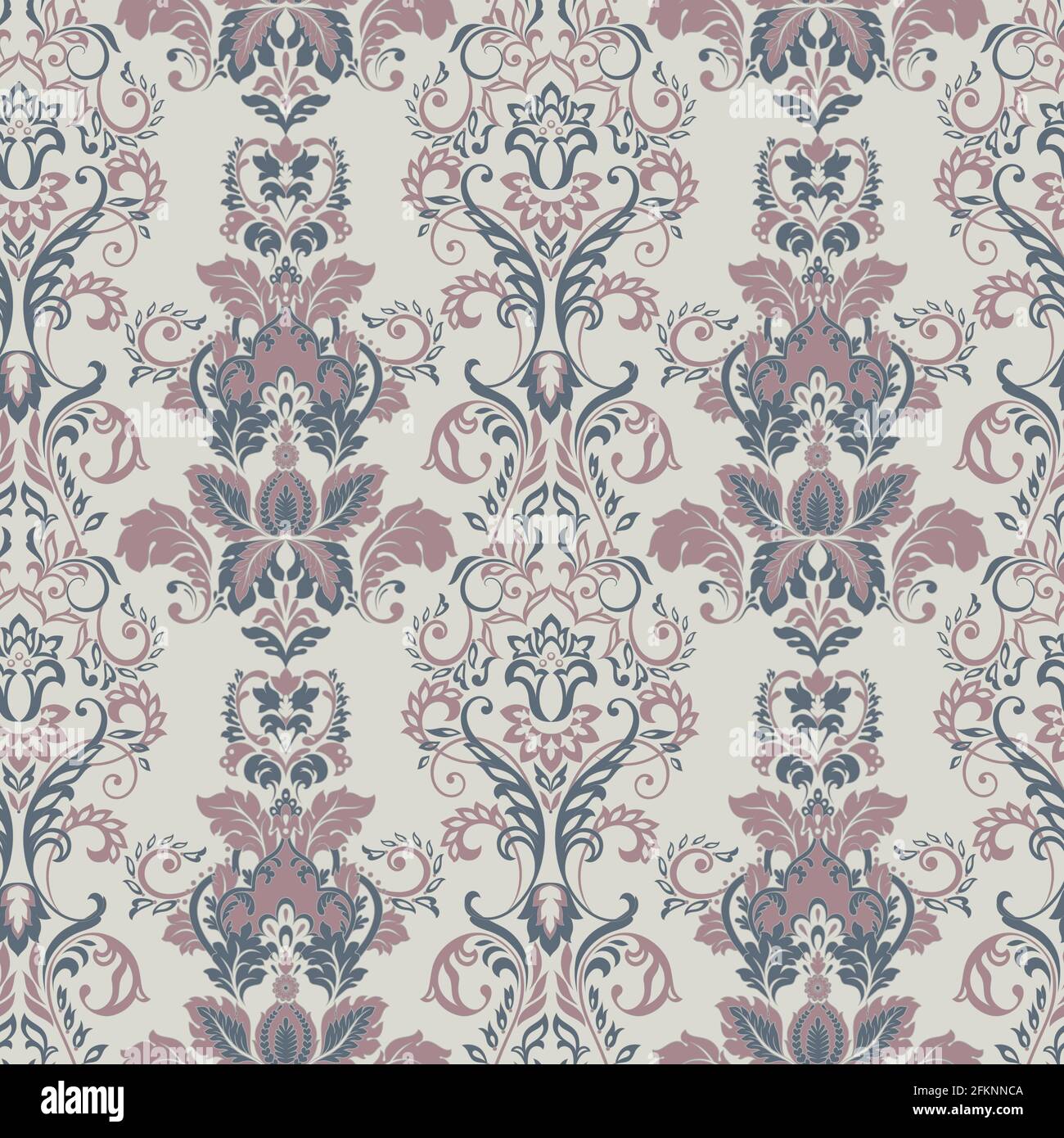 Baroque floral pattern. Vector classic floral ornament Stock Vector ...