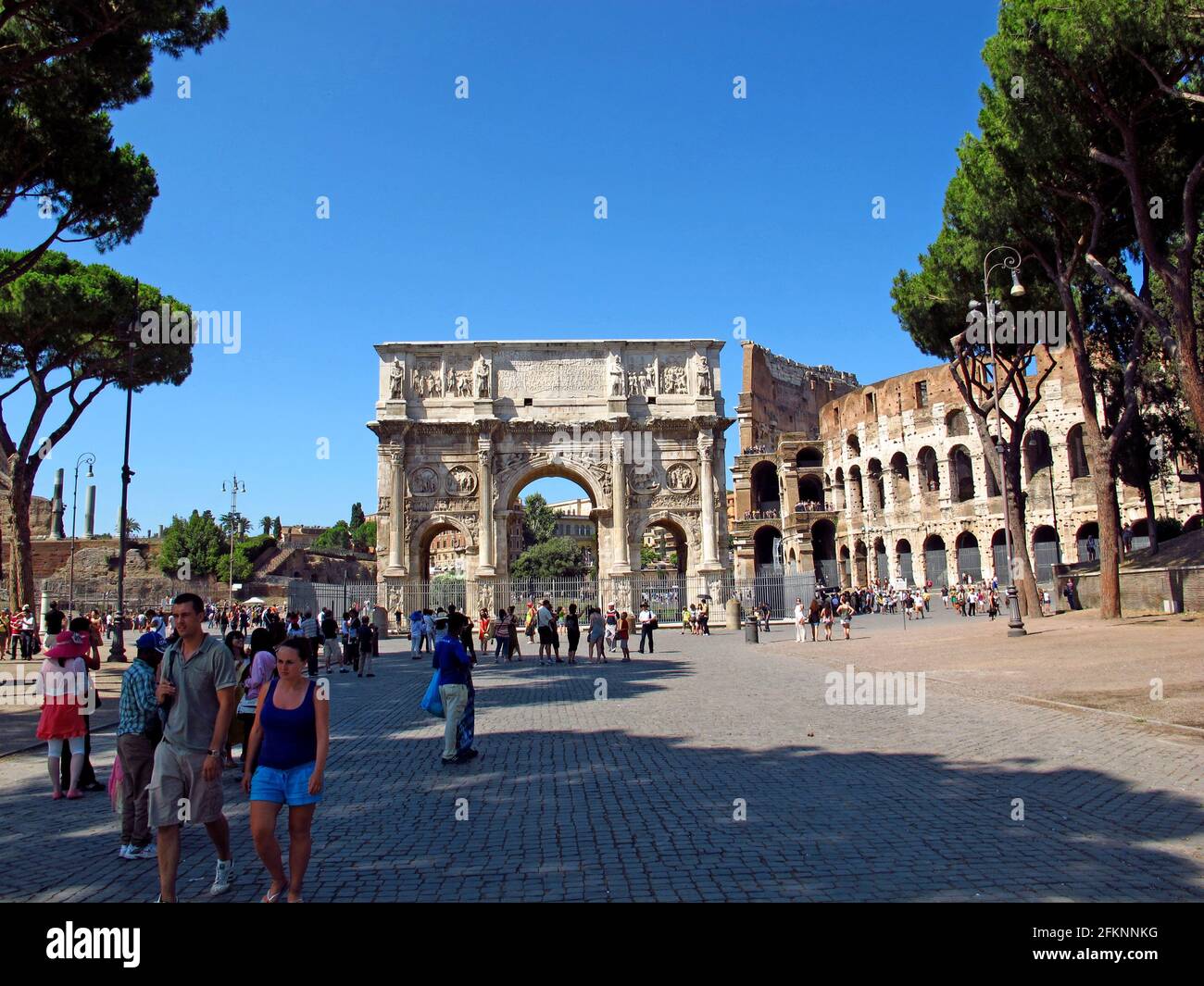 The ancient Arch of Constantine, Rome, Italy Stock Photo - Alamy