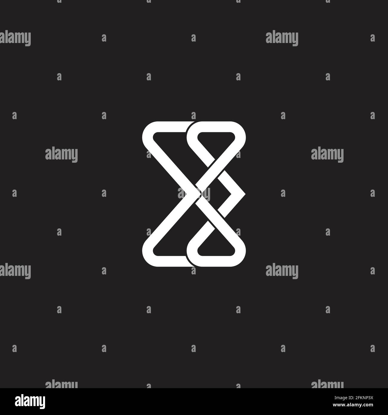 Infinity x logo hi-res stock photography and images - Alamy