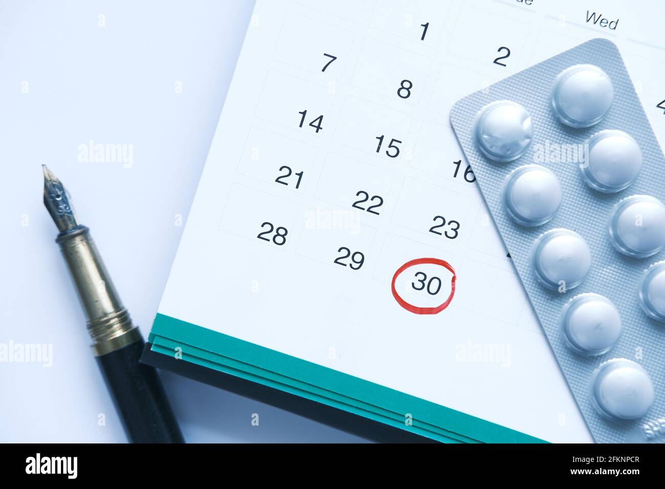 Medication calendar hi-res stock photography and images - Alamy