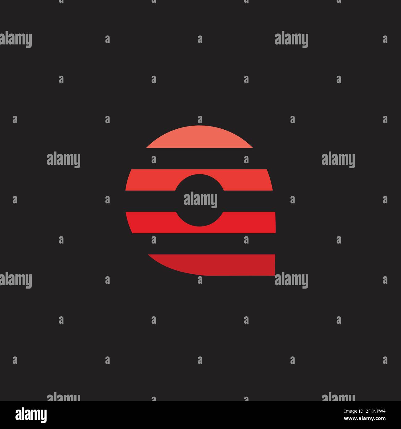 abstract letter c pin location symbol logo vector Stock Vector Image ...