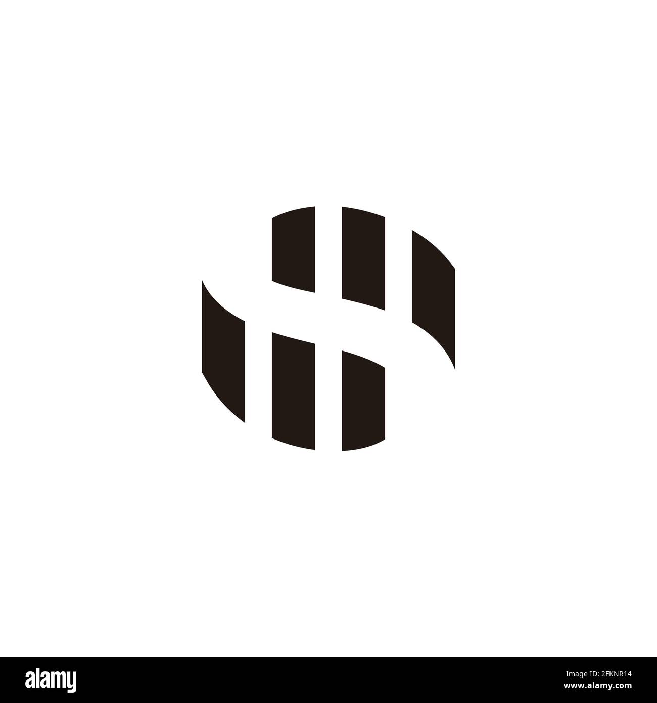 S negative space vector vectors hi-res stock photography and images - Alamy