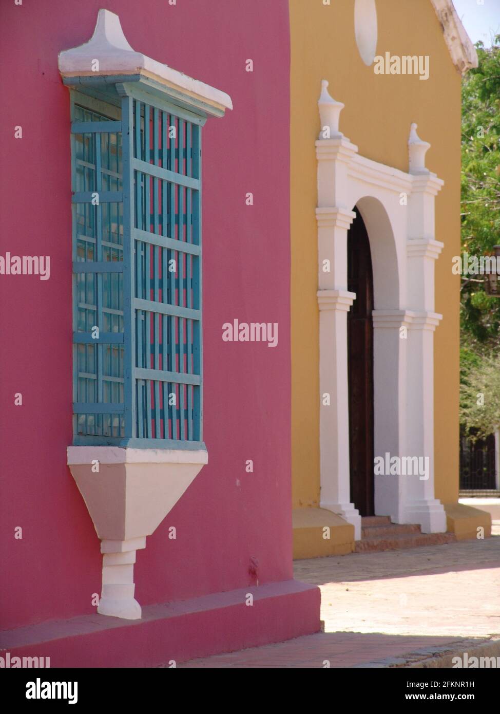 Closeup of a balcony in a colonial house Stock Photo - Alamy