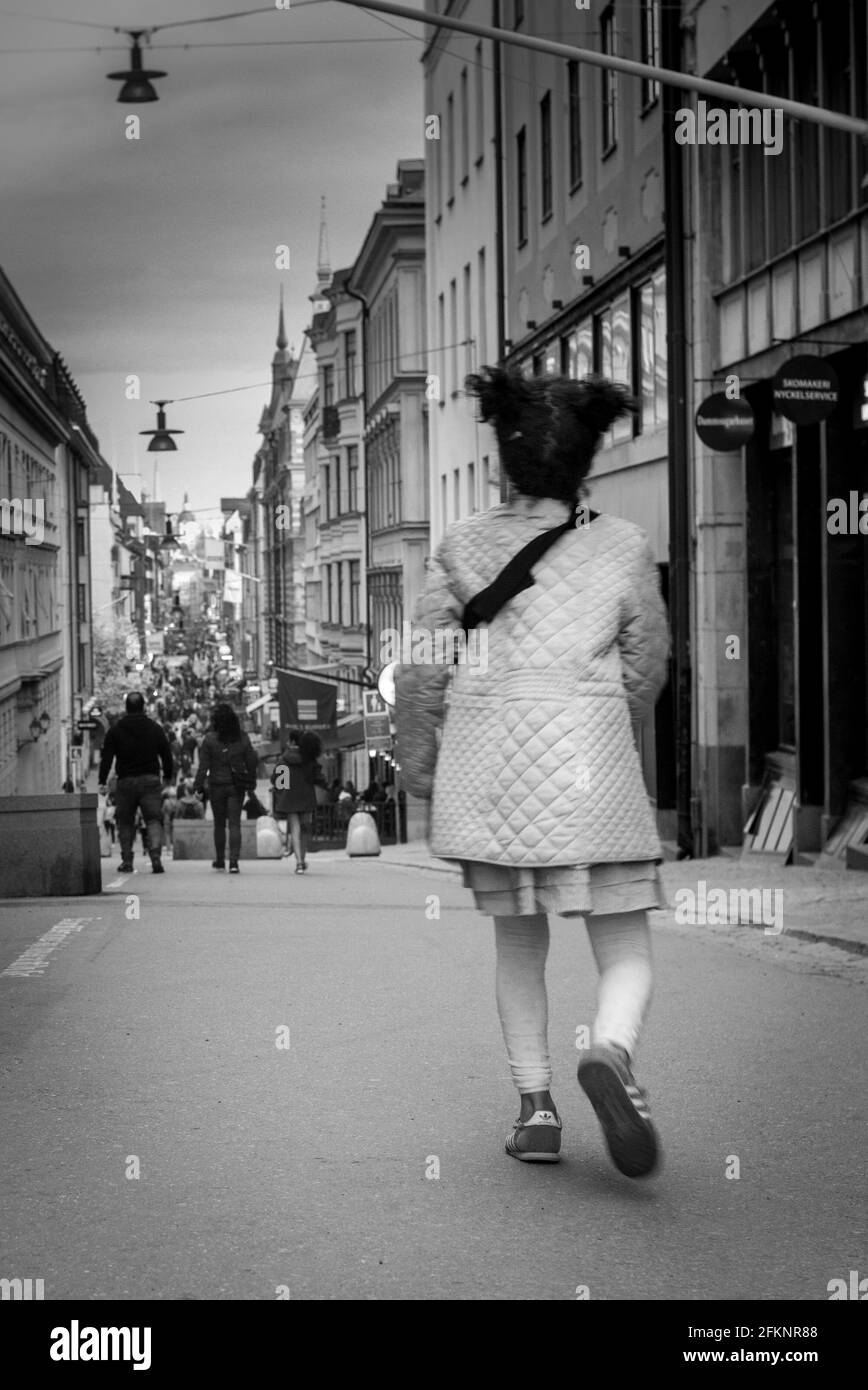 Summer strolling Black and White Stock Photos & Images - Alamy