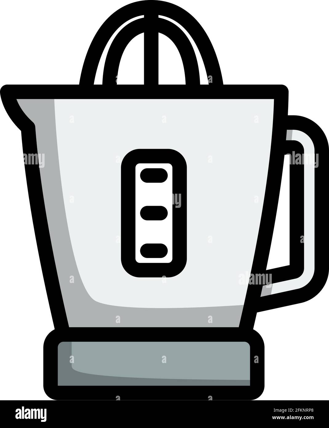 Citrus Juicer Machine Icon. Editable Bold Outline With Color Fill ...