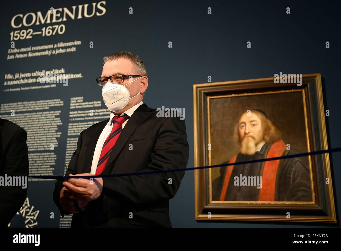 Prague, Czech Republic. 03rd May, 2021. A large exhibition marking the death anniversary of the ...