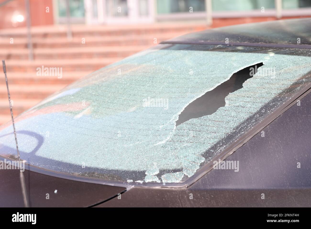 Broken automotive glass hi-res stock photography and images - Alamy