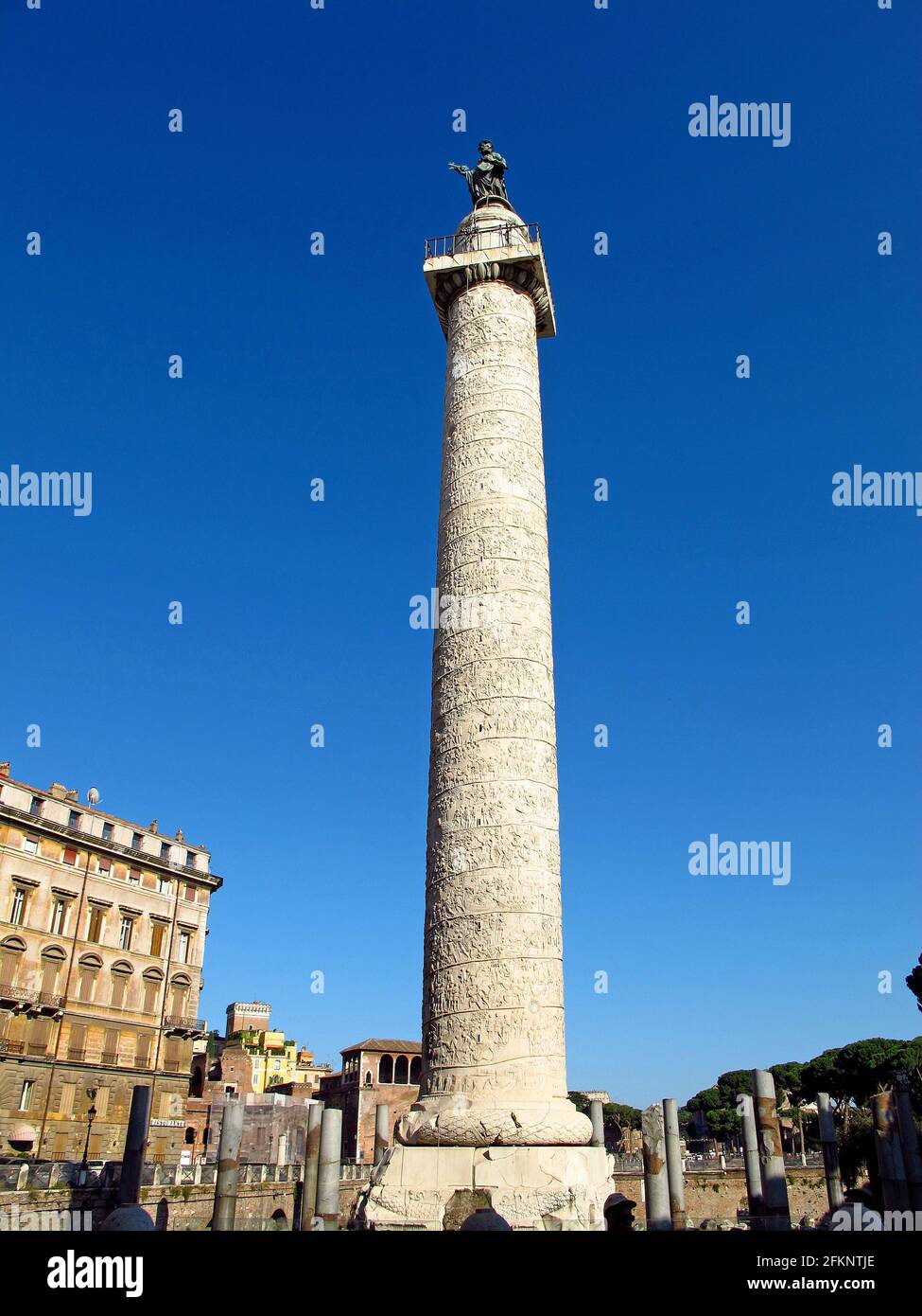 Trajan's Column in Rome, Italy Stock Photo - Alamy