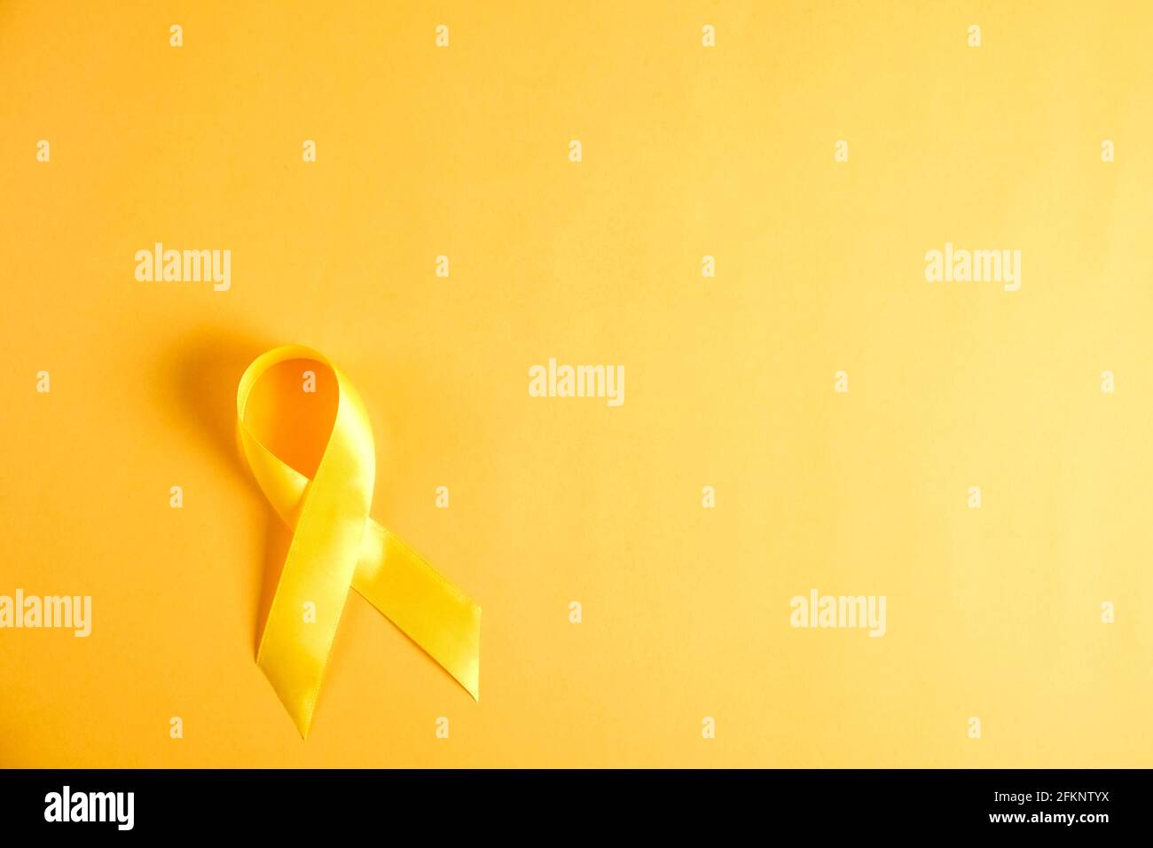 Yellow Ribbon Bladder Liver And Bone Cancer Awareness Symbol