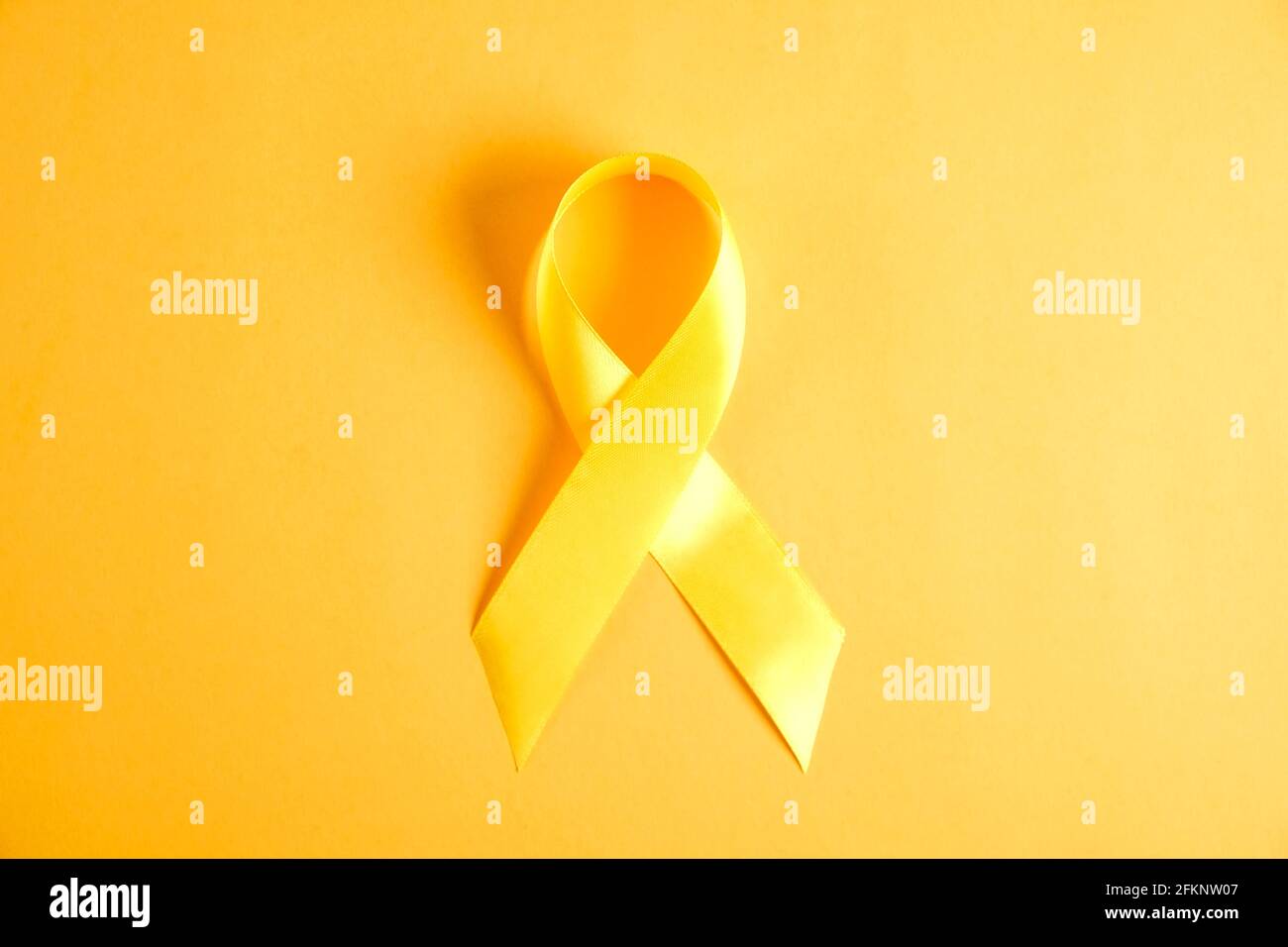 Yellow Ribbon Bladder Liver And Bone Cancer Awareness Symbol