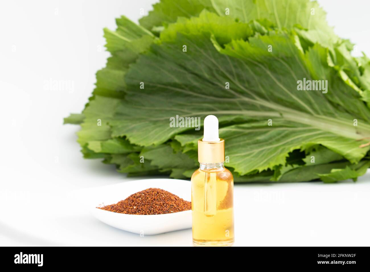 Essential Oil Of Brown Sarson Or Chinese Black Mustard Rai Raya Or Raai ...