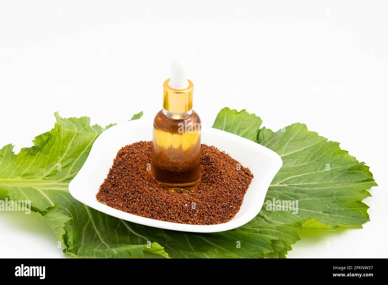 Essential Oil Of Brown Sarson Or Chinese Black Mustard Rai Raya Or Raai ...