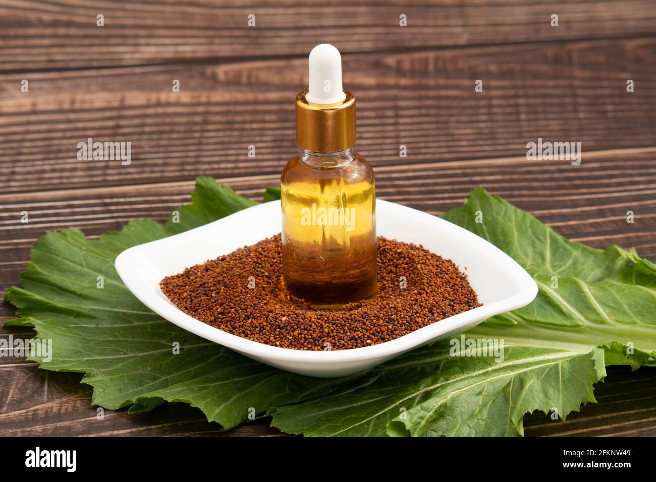 Essential Oil Of Brown Sarson Or Chinese Black Mustard Rai Raya Or Raai ...