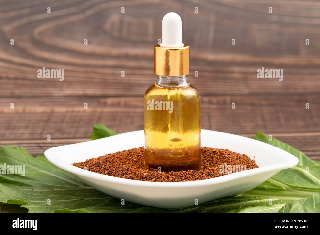 Essential Oil Of Brown Sarson Or Chinese Black Mustard Rai Raya Or Raai ...