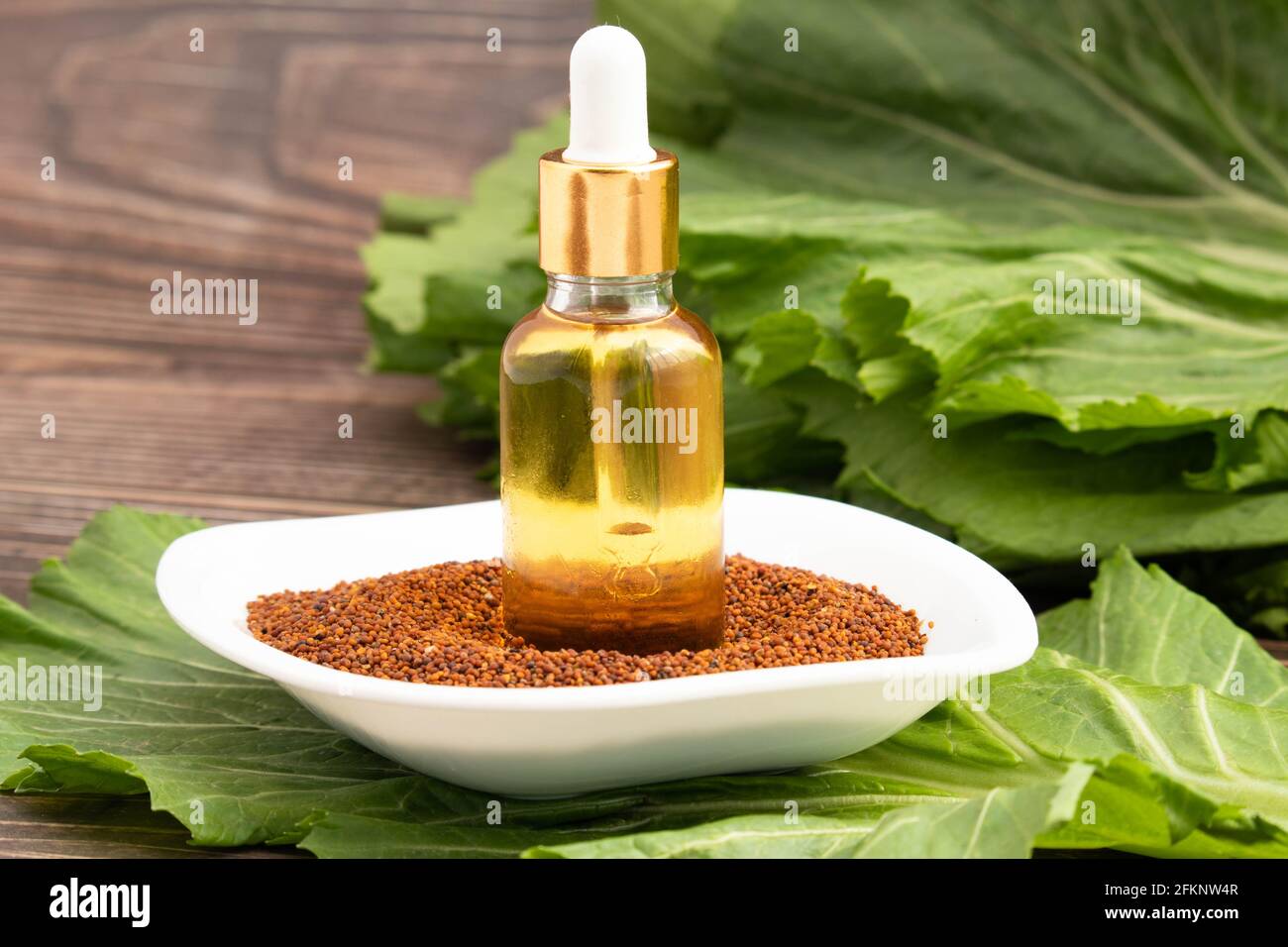 Essential Oil Of Brown Sarson Or Chinese Black Mustard Rai Raya Or Raai ...
