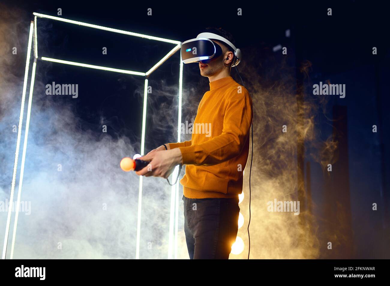Using vr headset joystick hi-res stock photography and images - Alamy