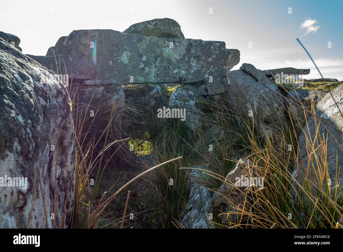 The Malinmore Memorial Tomb by Gelcolumbkille in Donegal, Ireland Stock ...