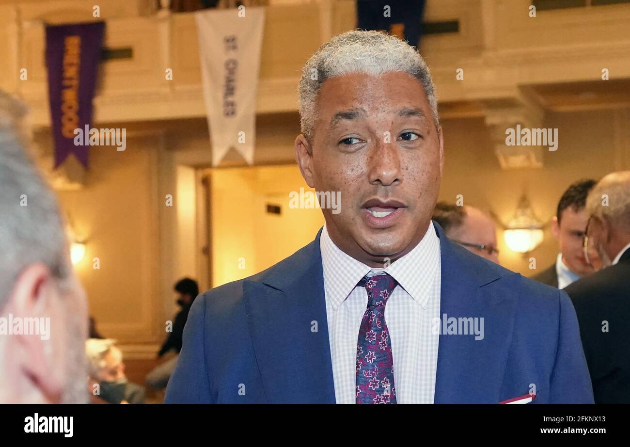 St. Louis, United States. 03rd May, 2021. NFL Network's Steve Wyche ...