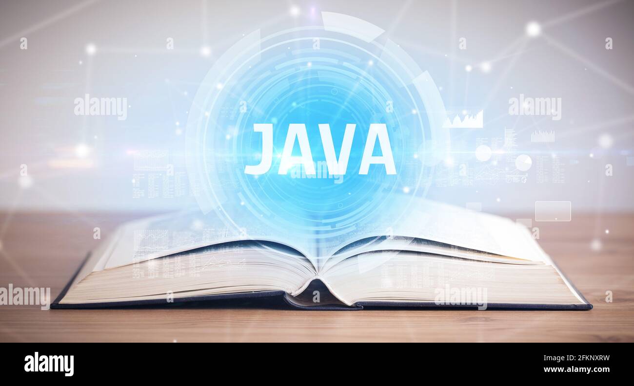 Open book with abbreviation concept Stock Photo - Alamy