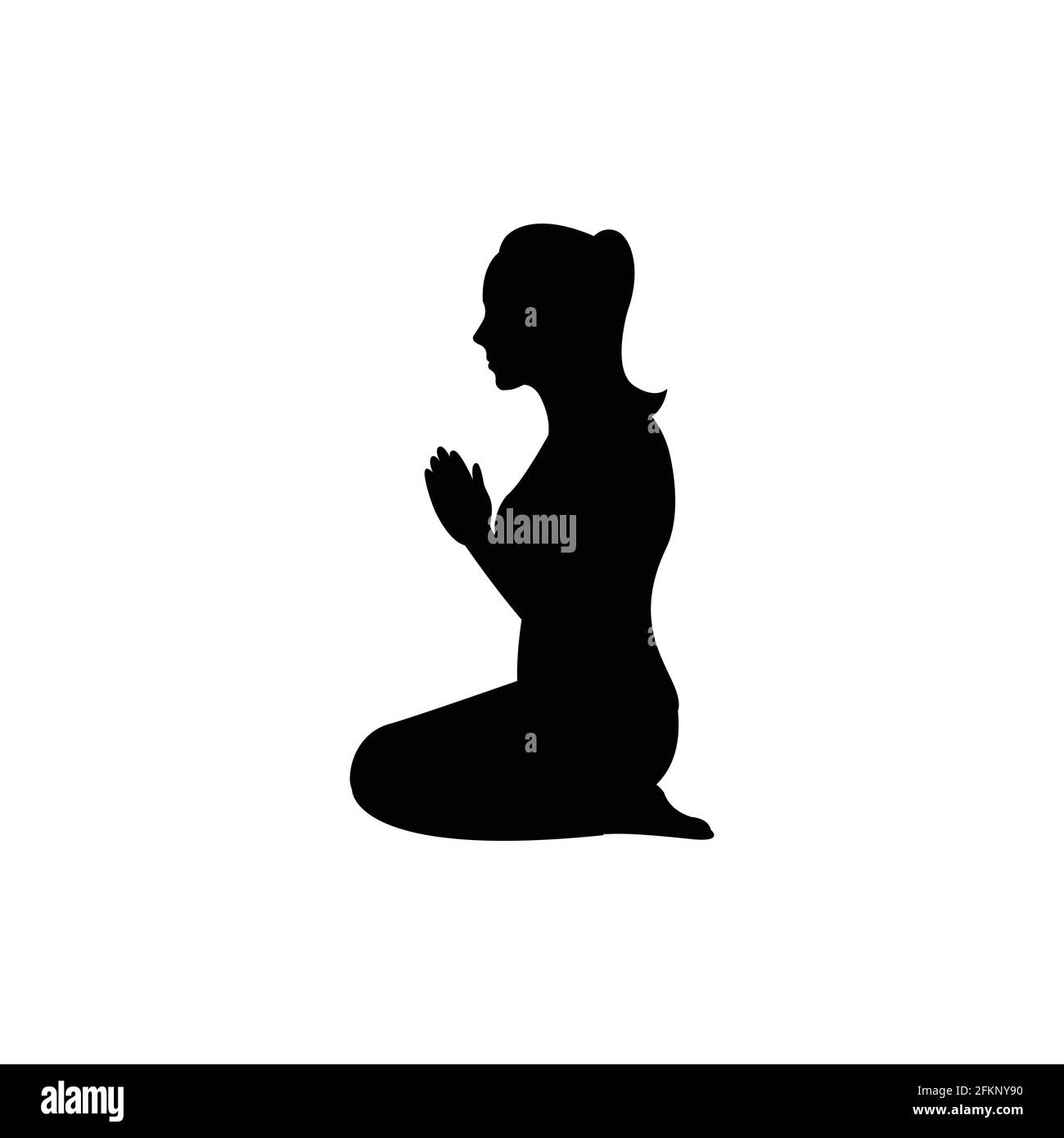 black silhouette design with isolated white background of woman pay ...