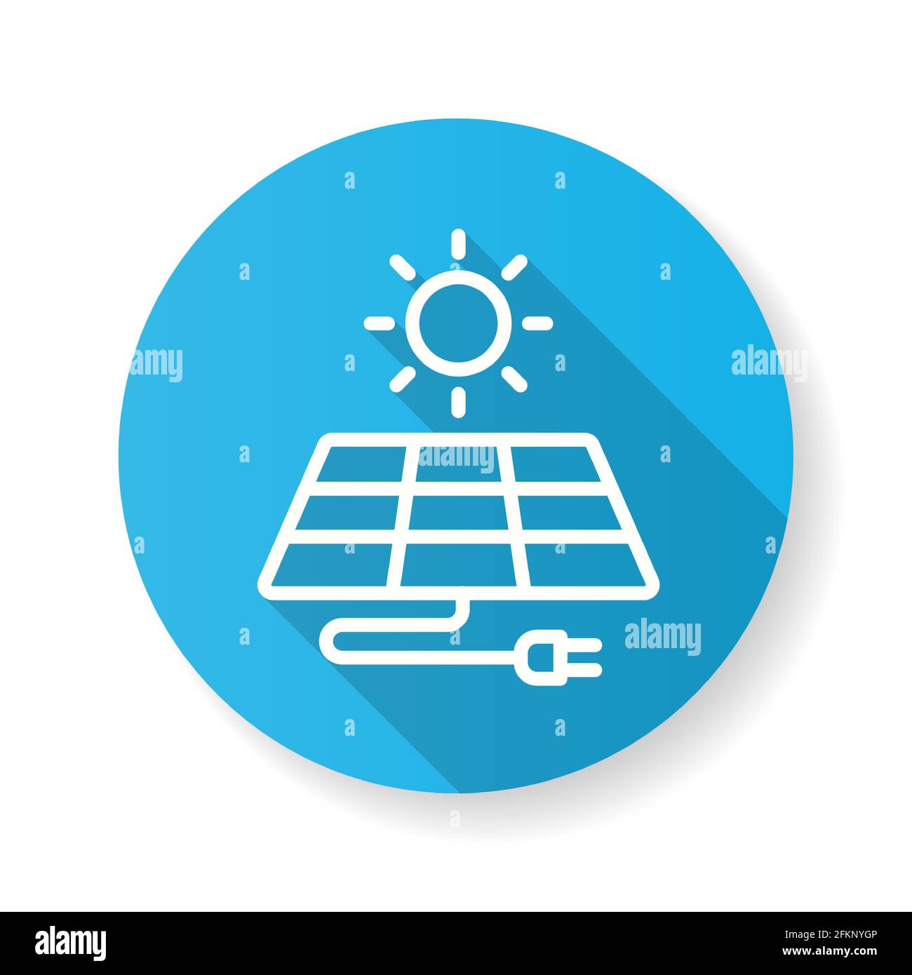 Solar cell circle Stock Vector Images - Alamy