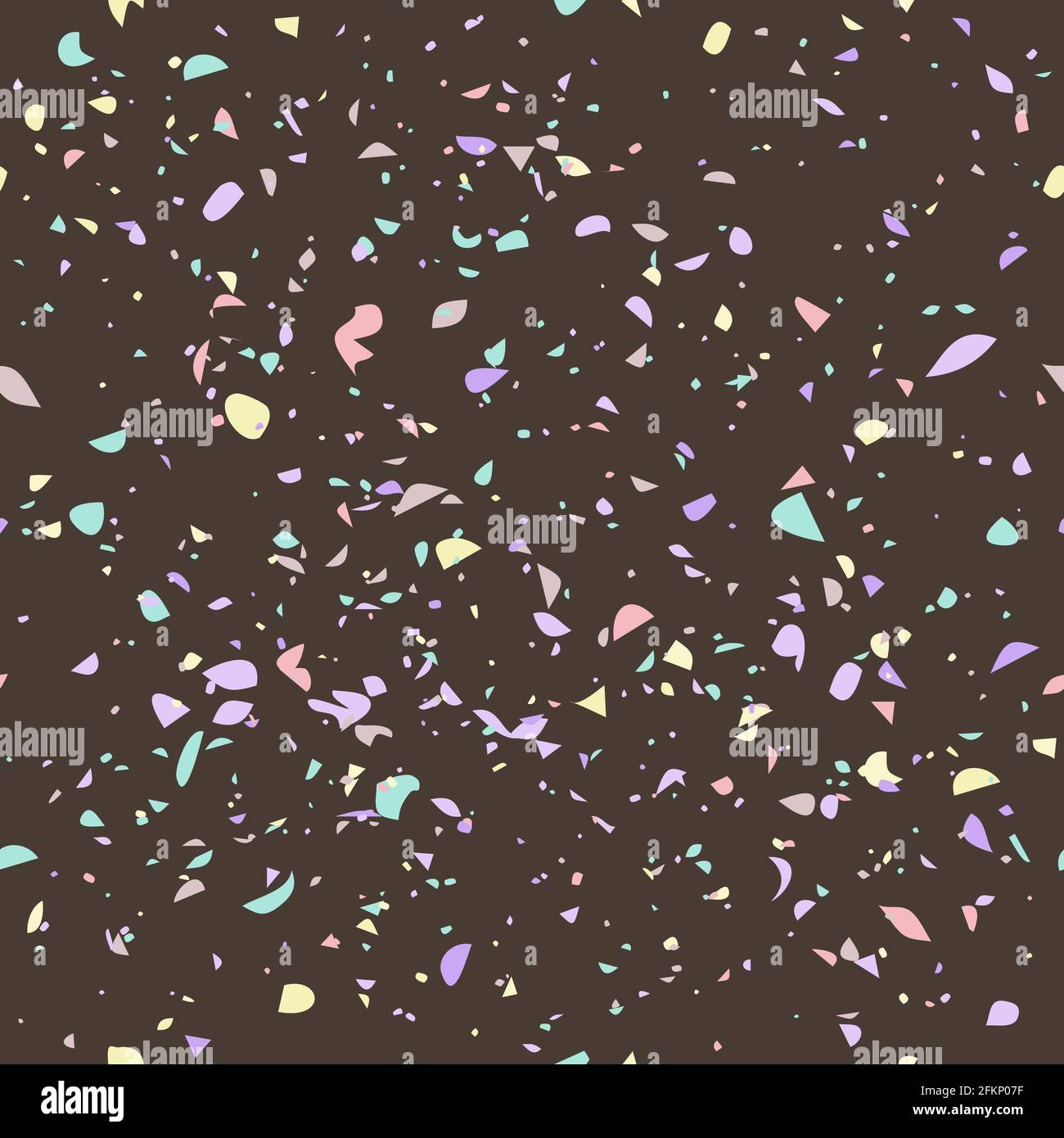 Terrazzo seamless pattern. Stone texture mosaic vector background ...