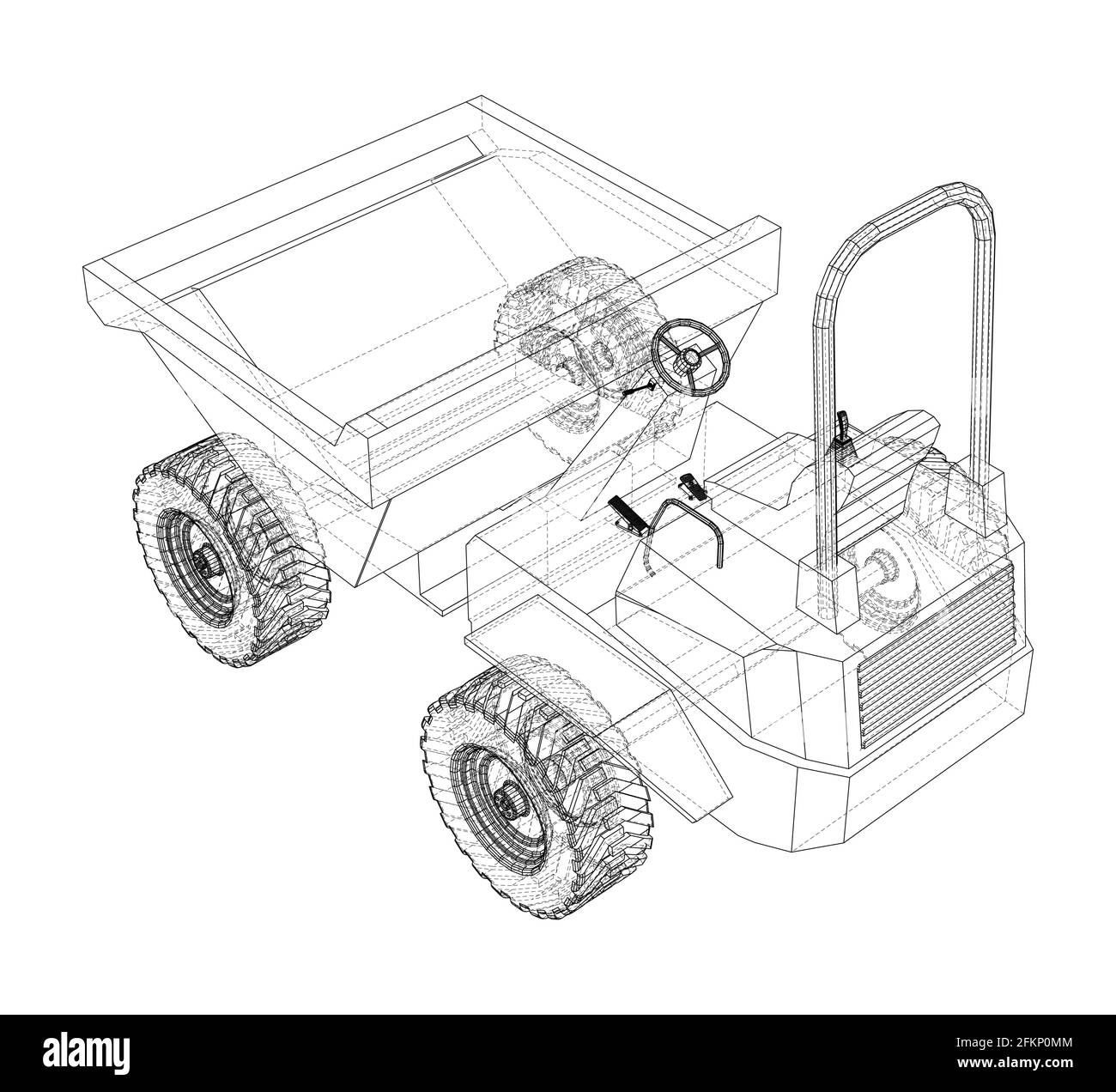 Dumper Truck. Vector Stock Vector Image & Art - Alamy