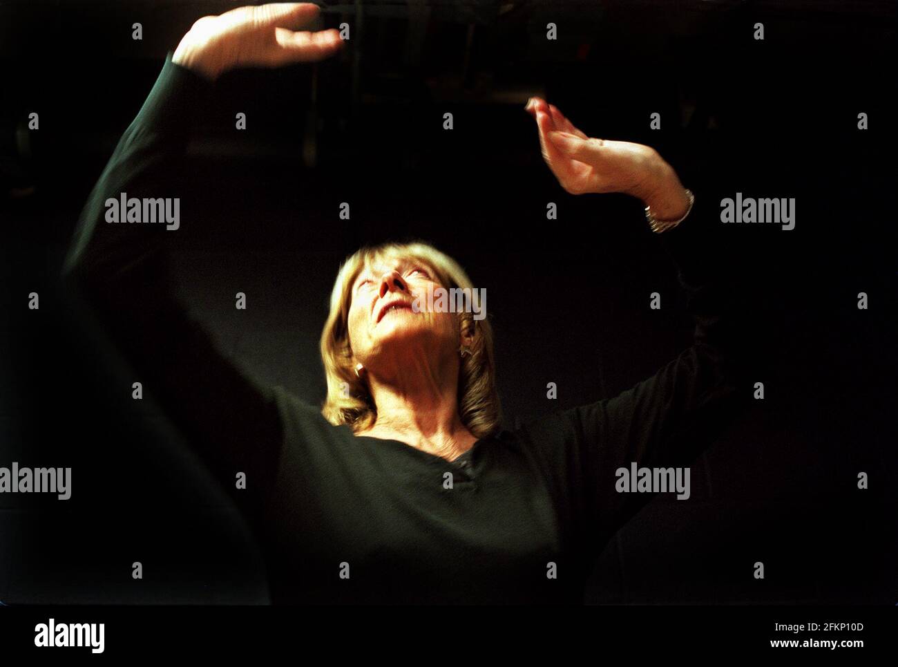 Gillian Lynne dance choreographer at Sadlers Wells Dec 1999 Stock Photo ...