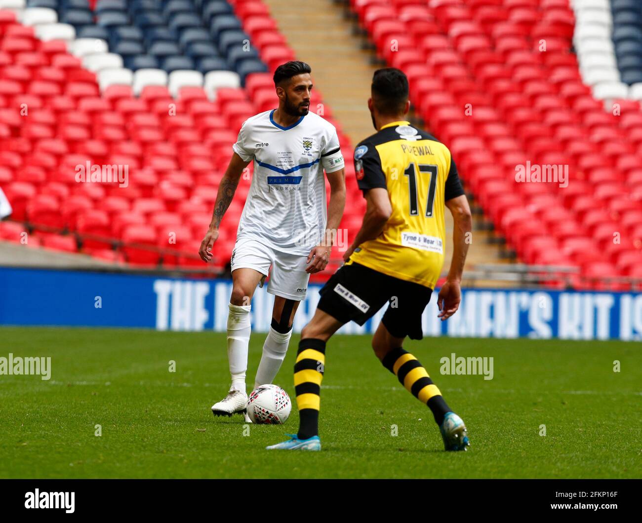 London, UK. 03rd May, 2021. LONDON ENGLAND - MAY 03: L-R Amar Purewal ...