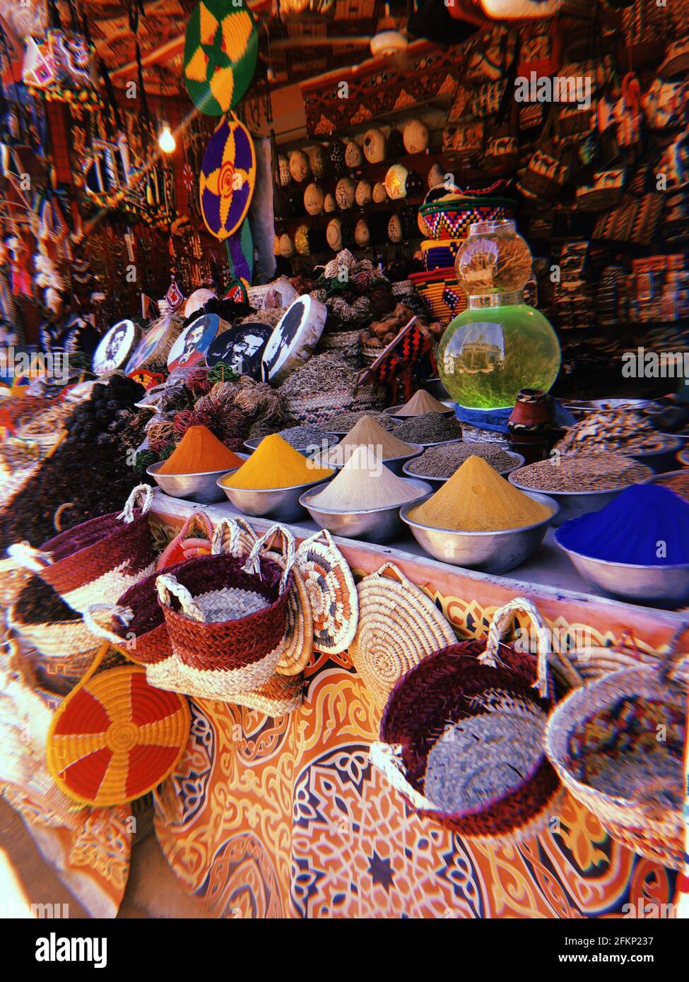 Shopping and buying in Aswan, the variety of colors, the famous food ...