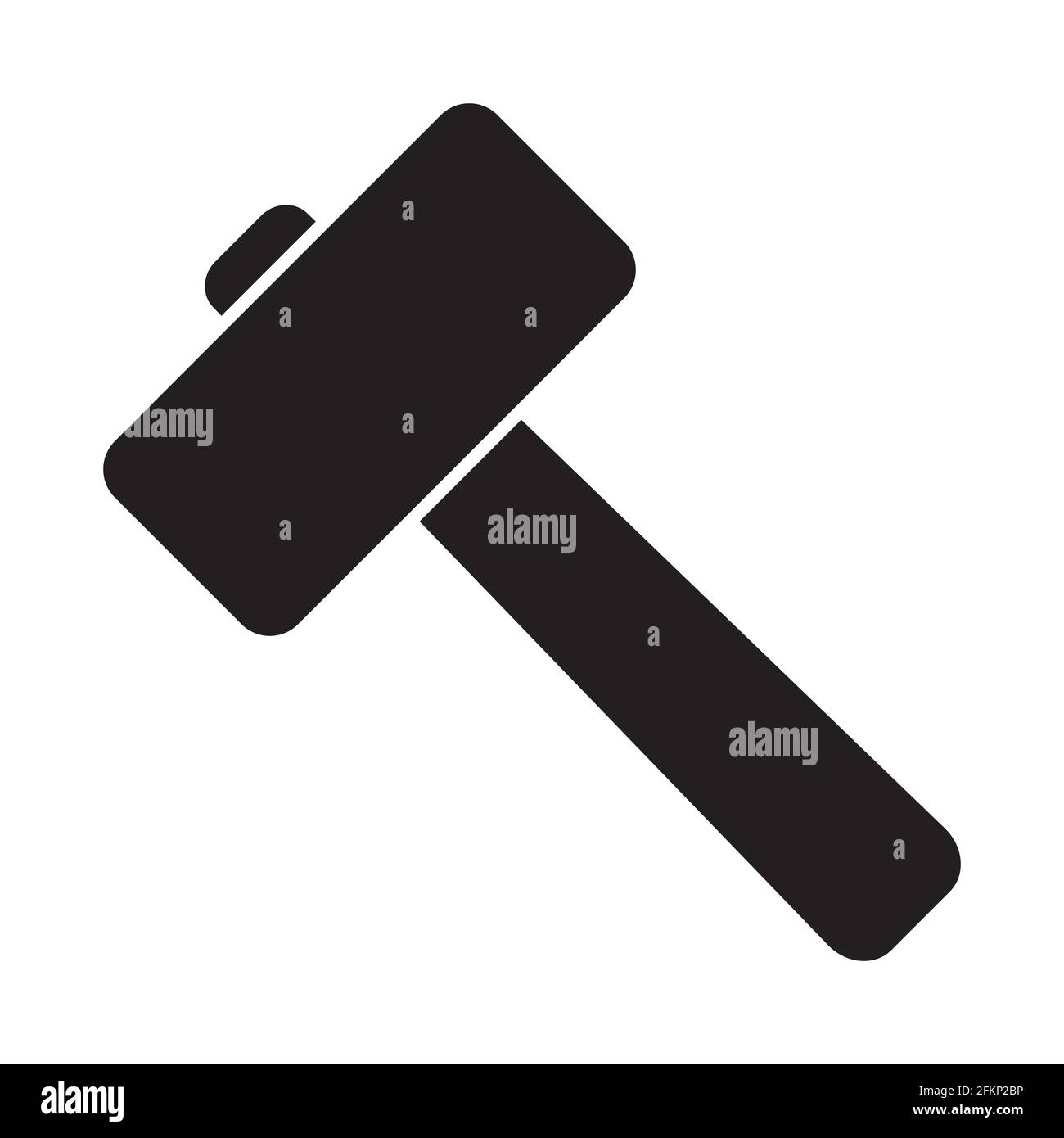 Hammer icon, hammer symbol, vector Stock Vector Image & Art - Alamy