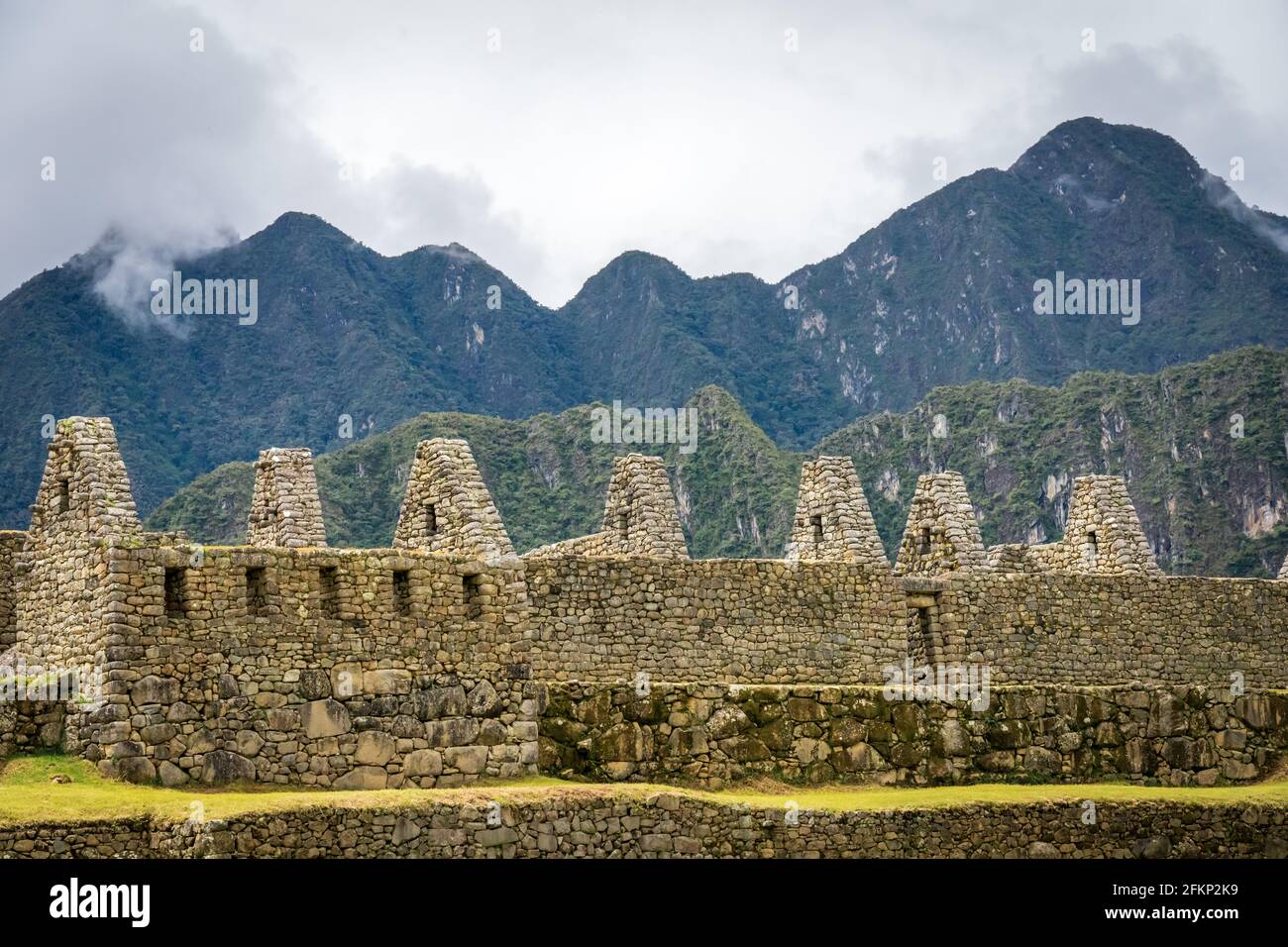 Machu Picchu in the Peruvian Andes is one of the New Seven Wonders of ...
