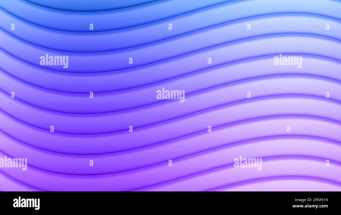 Abstract wavy background with parallel waves and gradient colors, blue ...