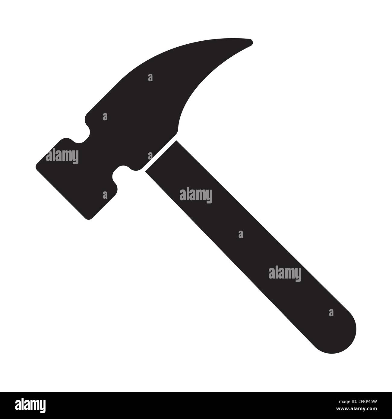 Hammer icon, hammer symbol, vector Stock Vector Image & Art - Alamy