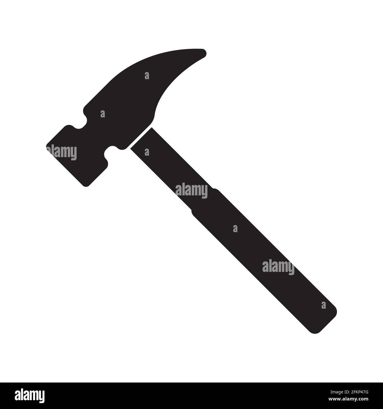 Hammer icon, hammer symbol, vector Stock Vector Image & Art - Alamy
