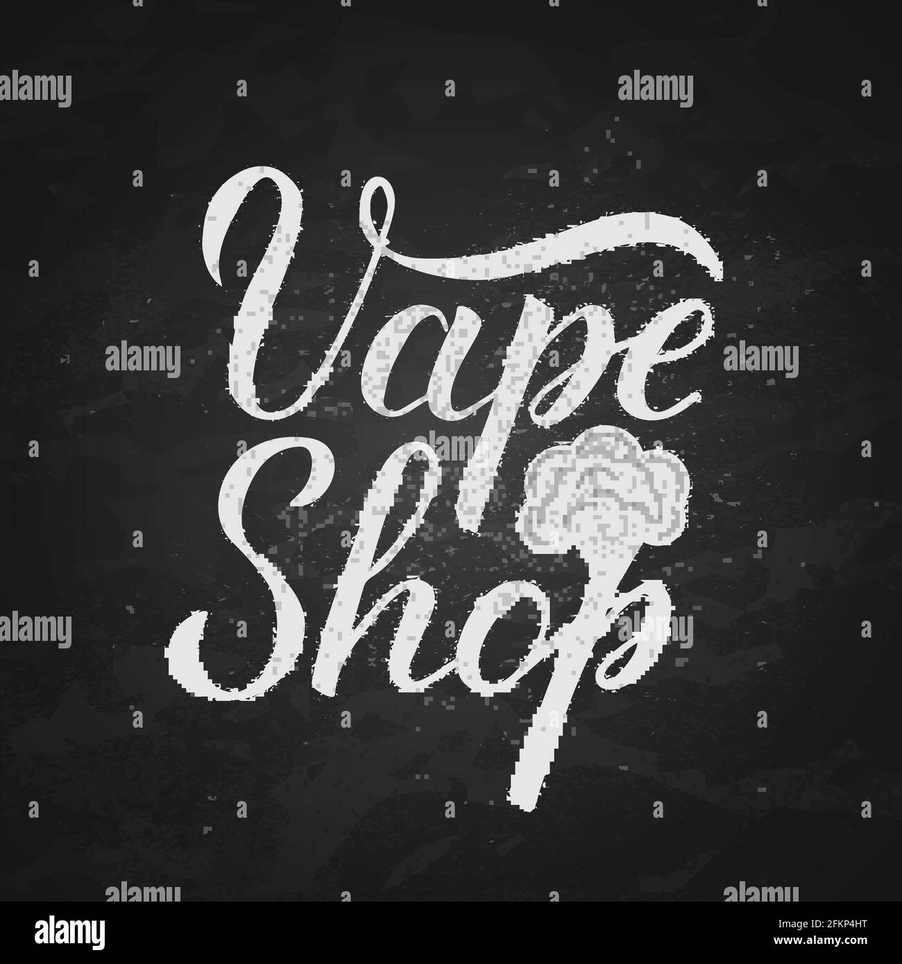 Chalk cigarette smoke Stock Vector Images - Alamy