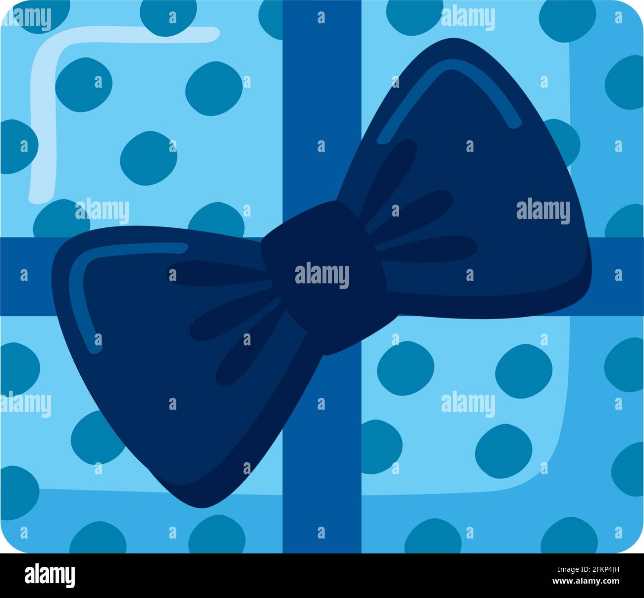 Dotted gift box icon Stock Vector Images - Alamy