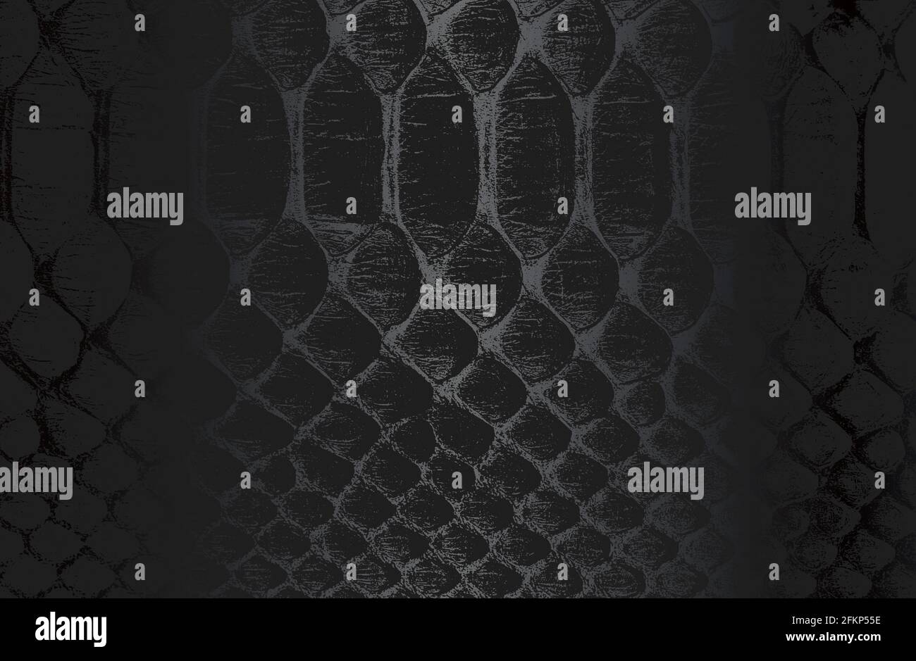 Luxury black metal gradient background with distressed crocodile, snake ...