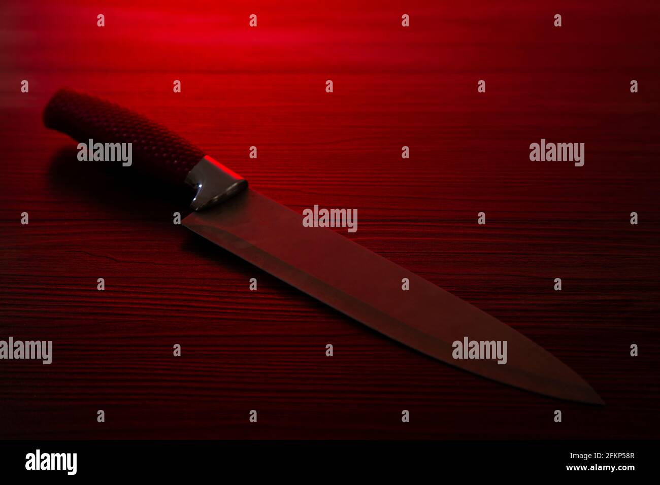 Crime scene investigation - deadly weapon on the floor Stock Photo - Alamy