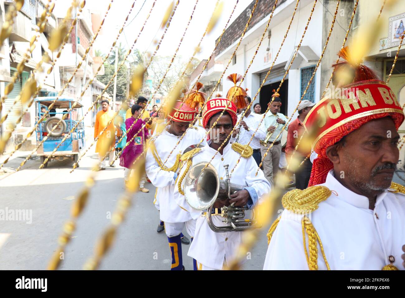 band baaja in indian wedding stock photo Stock Photo - Alamy