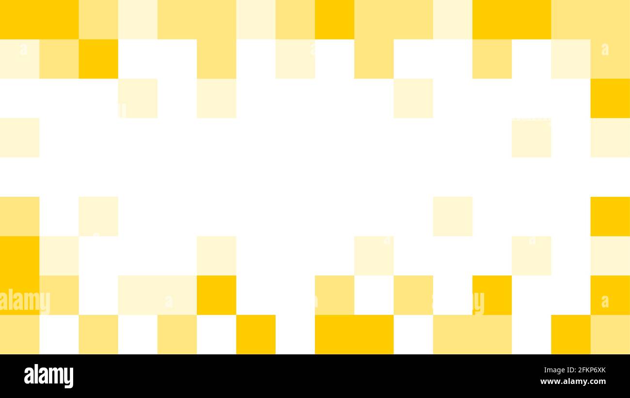Pixel Background Abstract Yellow and White Texture with Pixelated ...