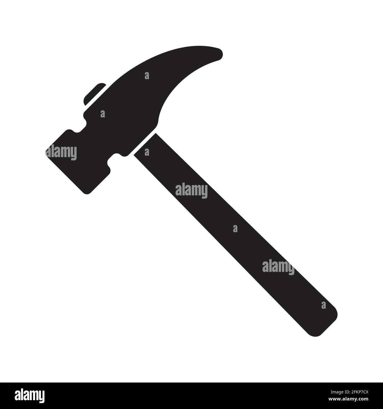 Hammer icon, hammer symbol, vector Stock Vector Image & Art - Alamy