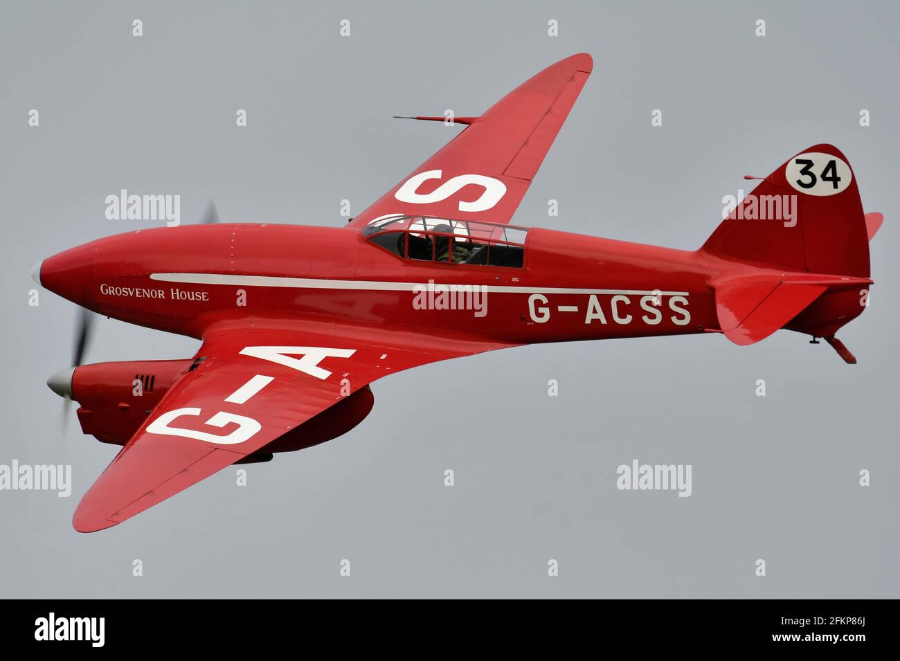 De Havilland Comet Racer DH-88 Stock Photo - Alamy