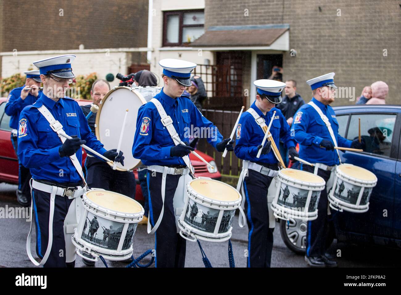 Noel Clarke Flute Band performing on behalf of Sir Robert Bateson ...