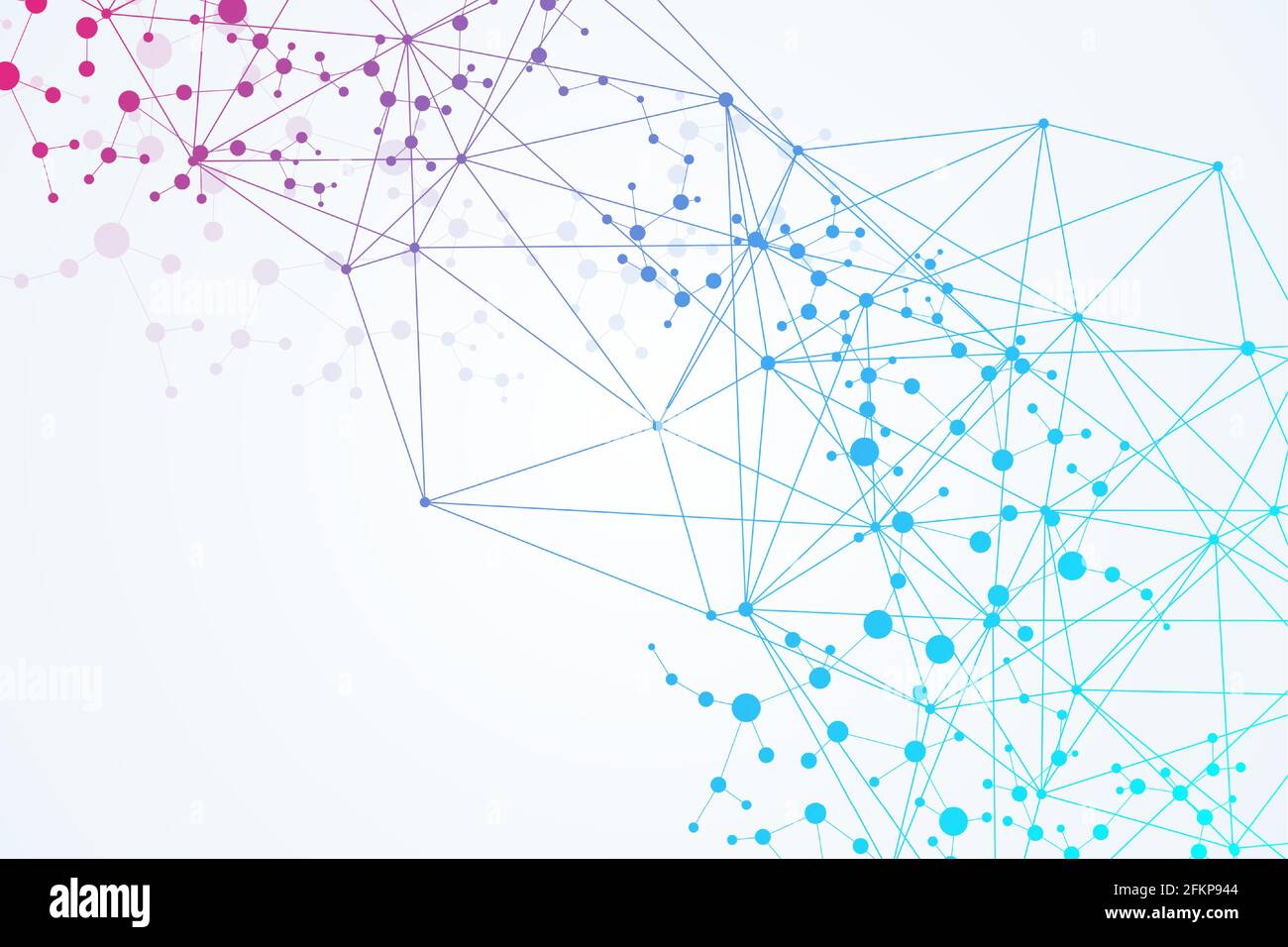 Structure molecule and communication. Dna, atom, neurons. Scientific ...