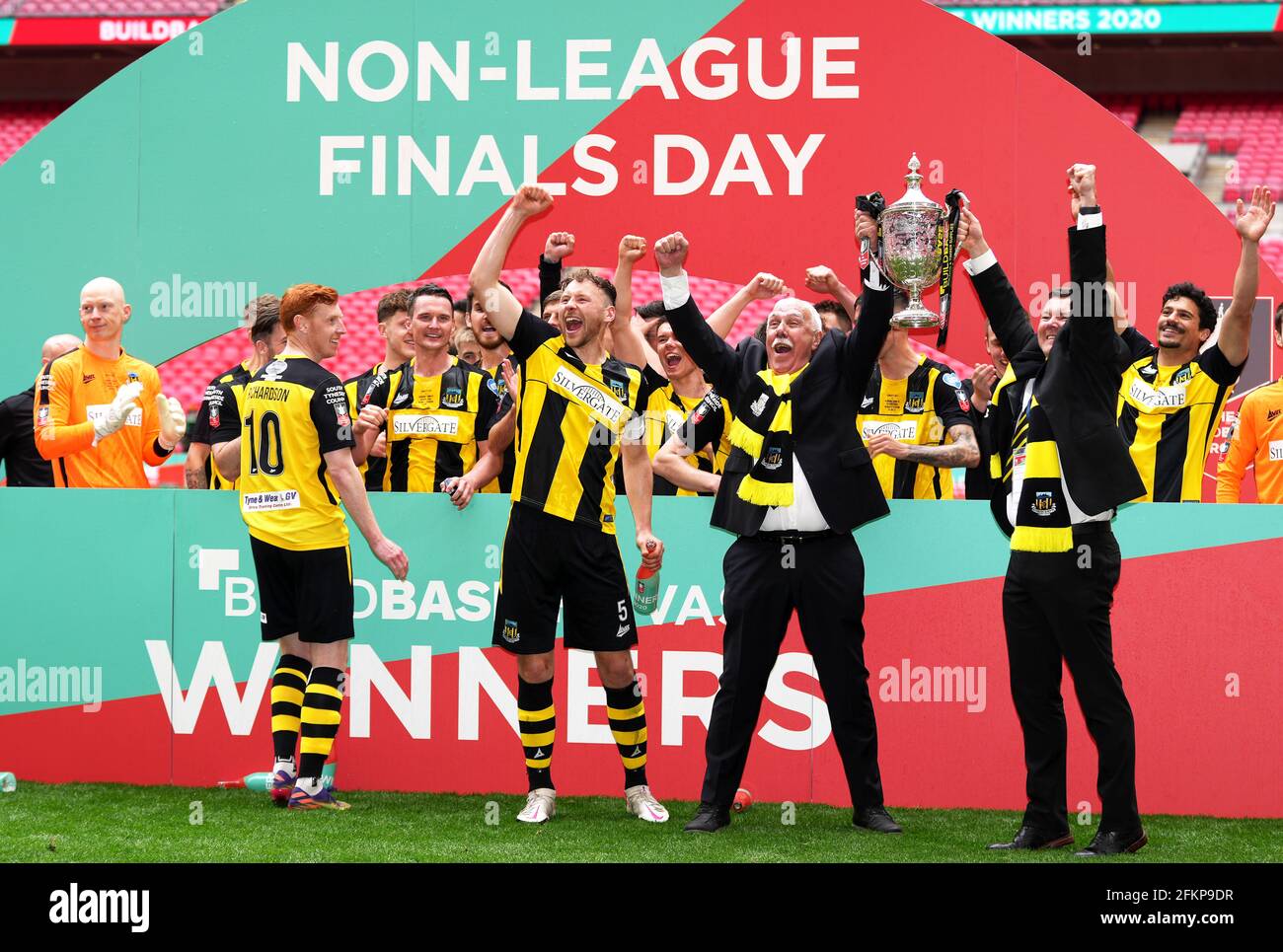 Hebburn Town's Michael Richardson (left), Hebburn Town's Louis Storey ...
