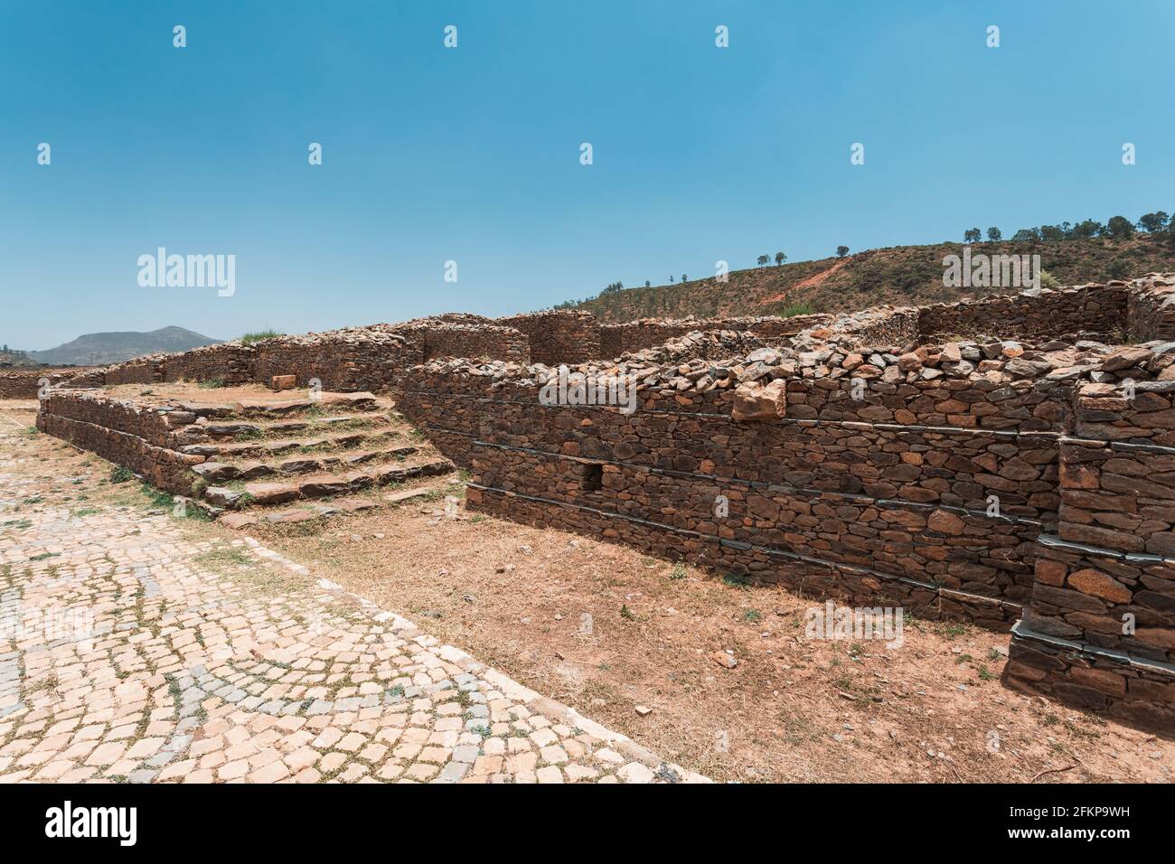 Dungur, or Dungur 'Addi Kilte, ruins of a substantial mansion in Aksum ...