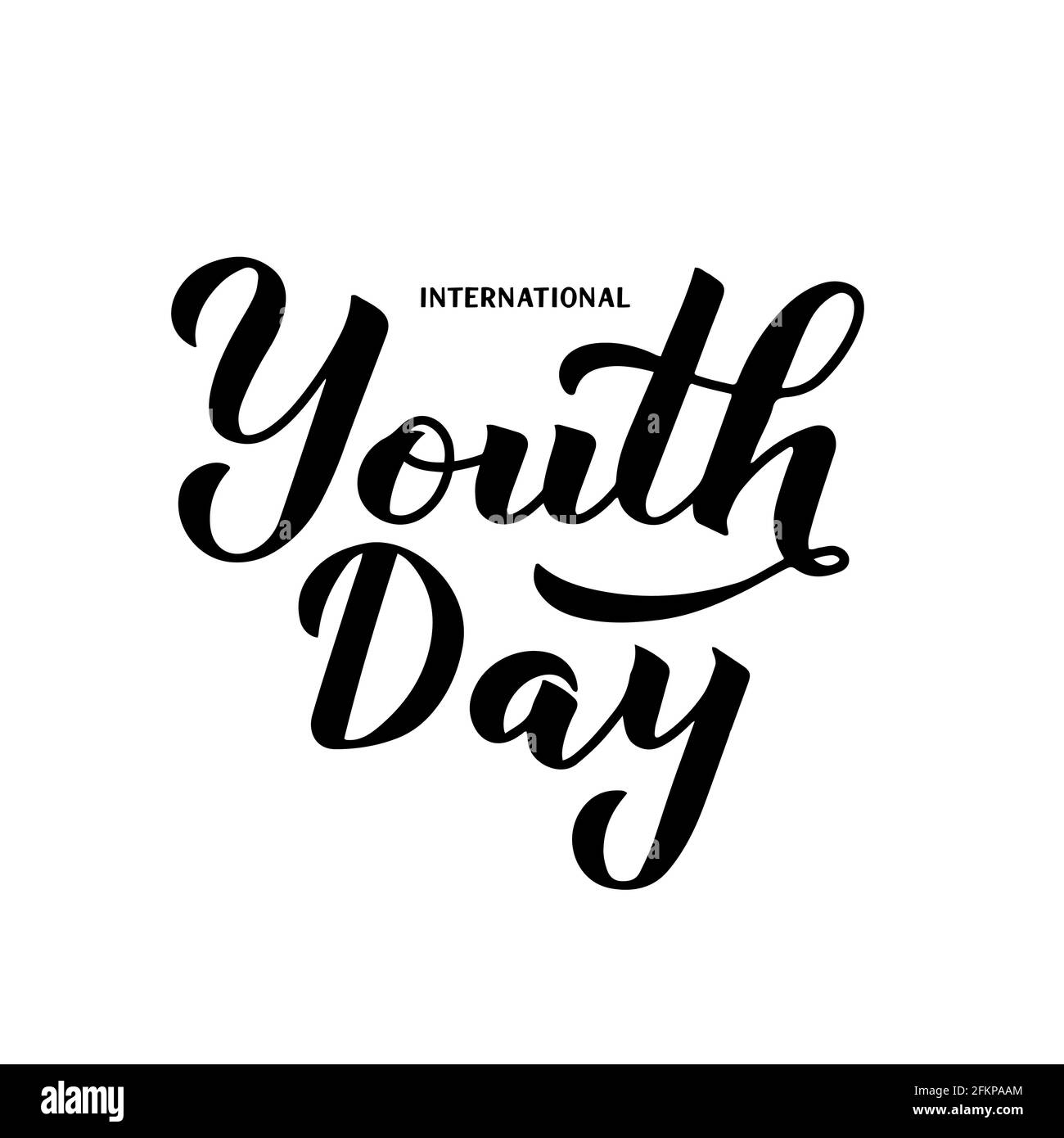 Handwritten greeting card young Cut Out Stock Images & Pictures - Alamy