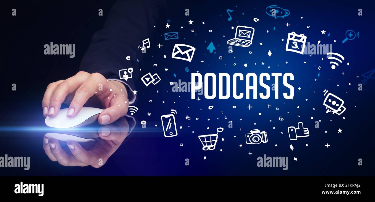 hand holding wireless peripheral concept Stock Photo - Alamy